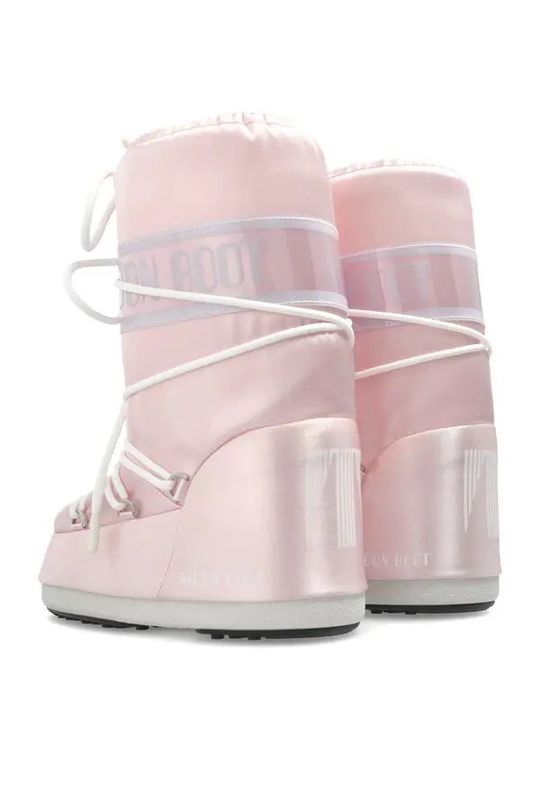 Moon Boot Icon Logo-print Lace-up Boots