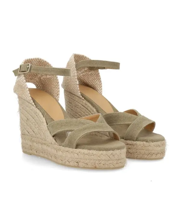 CastaÑer Bruna Ankle-strap Wedge Espadrilles