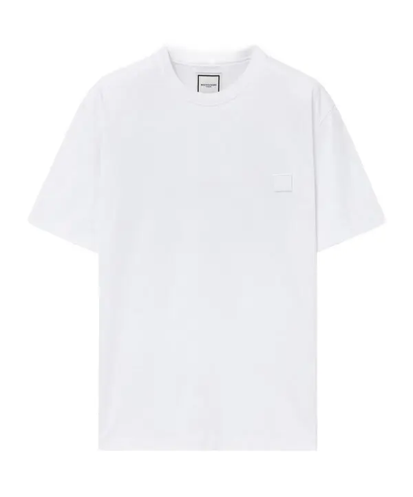 WOOYOUNGMI Logo Patch Floral T-shirt - White