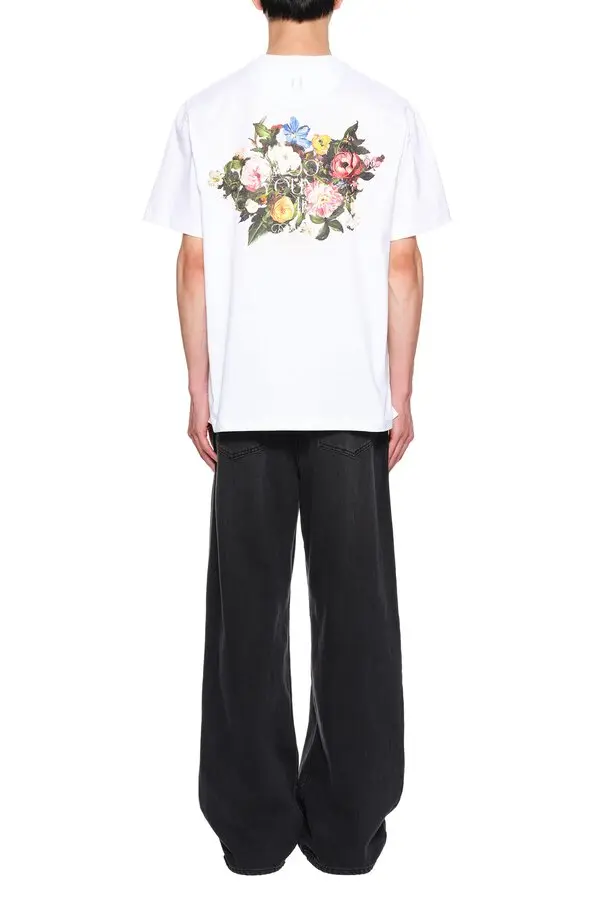 WOOYOUNGMI Logo Patch Floral T-shirt