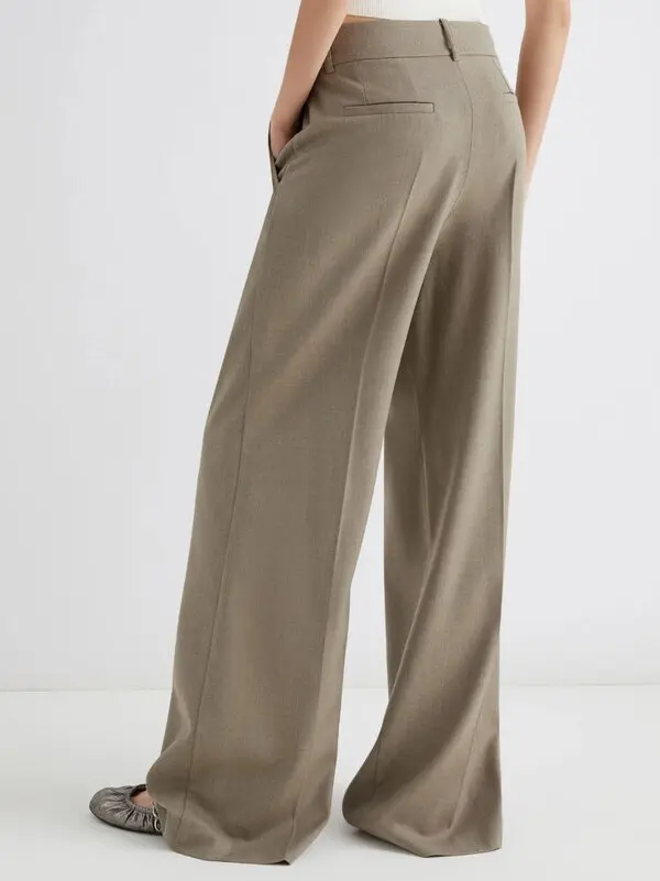 Marella Wide-fit Twill Trousers
