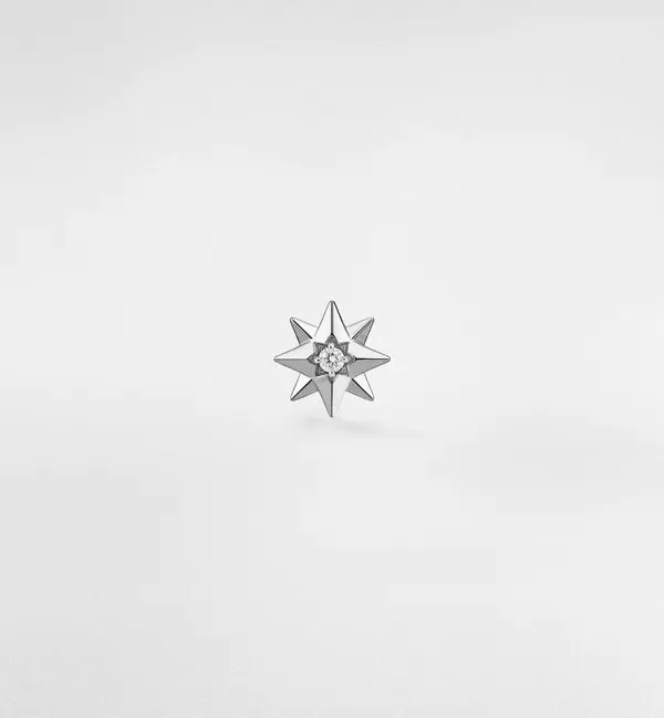 Dior Toile Des Vents" Single Earring With Diamond