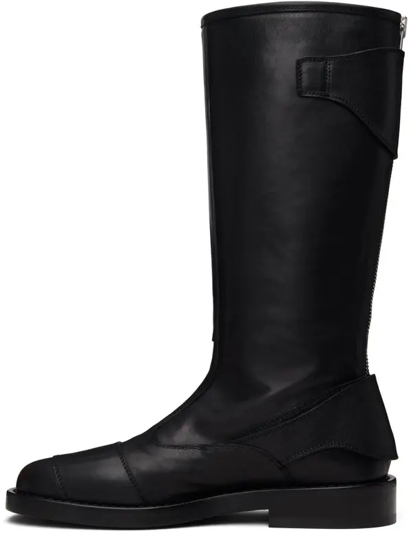 ANN DEMEULEMEESTER Balo High Top Motorcycle Boots