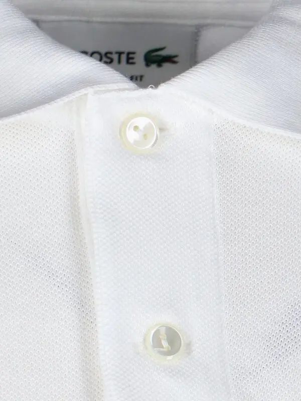 Lacoste L.12.12 Embroidered-logo Polo Shirt - White