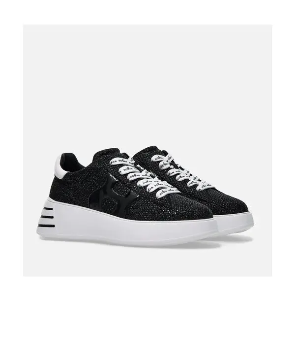 Hogan Crystal-embellished Lace-up Low-top Sneakers
