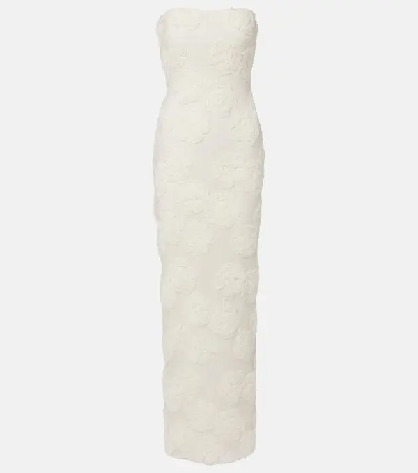 ROTATE BY BIRGER CHRISTENSEN Floral Mesh Gown