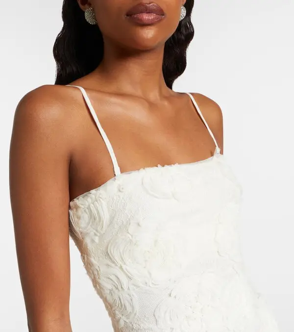 ROTATE BY BIRGER CHRISTENSEN Floral Mesh Gown
