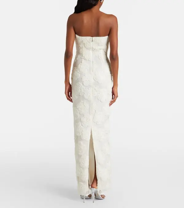 ROTATE BY BIRGER CHRISTENSEN Floral Mesh Gown