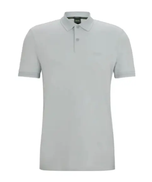 Hugo Boss Short-sleeved Polo Shirt - Gray