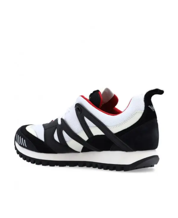 Emporio Armani Panelled Logo-print Sneakers