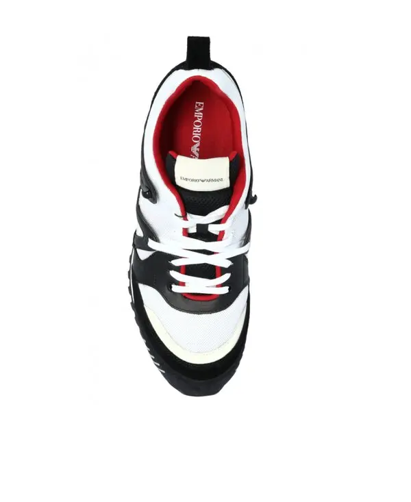 Emporio Armani Panelled Logo-print Sneakers