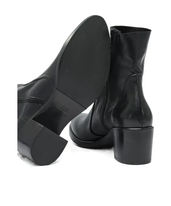 STRATEGIA Chunky High-heeled Ankle Boots