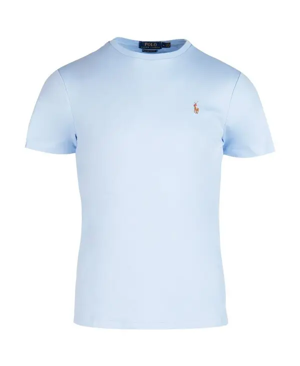 Polo Ralph Lauren Logo Embroidered Crewneck T-shirt - Blue