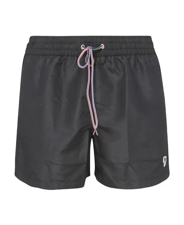 Paul Smith Zebra-patch Swim Shorts - Black