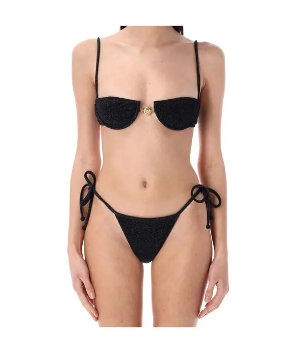 REINA OLGA Bows-detail Bikini Panties