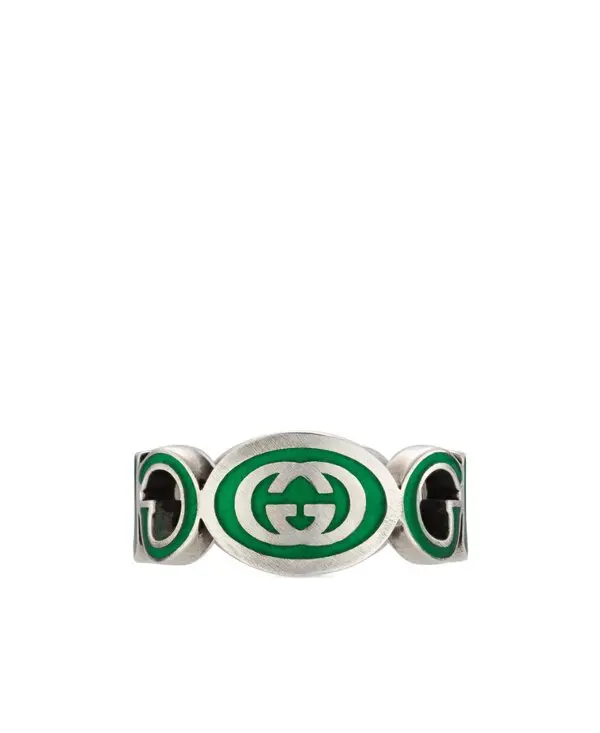 Gucci Interlocking G Pull-on Style Ring - Multicolor