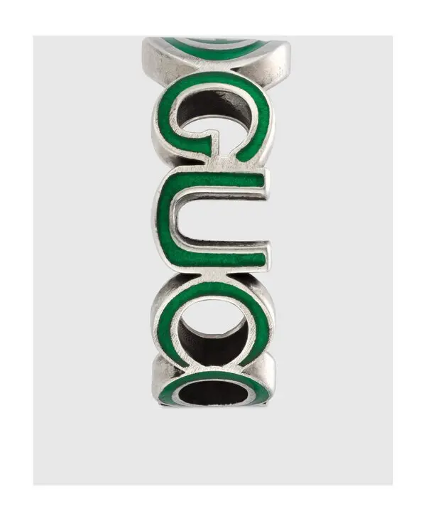 Gucci Interlocking G Enamel Ring