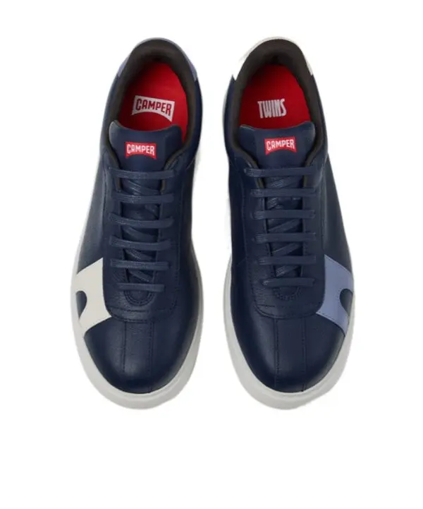 Camper Twins Multicolor Leather Sneakers For