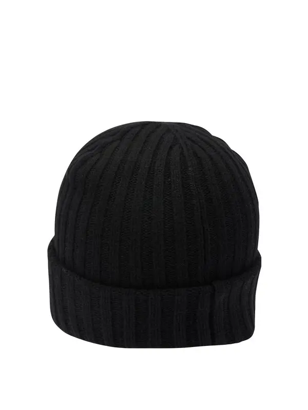 GANNI Logo Embroidered Beanie