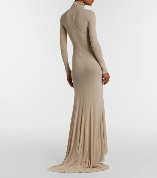 MUGLER Cotton Jersey Gown