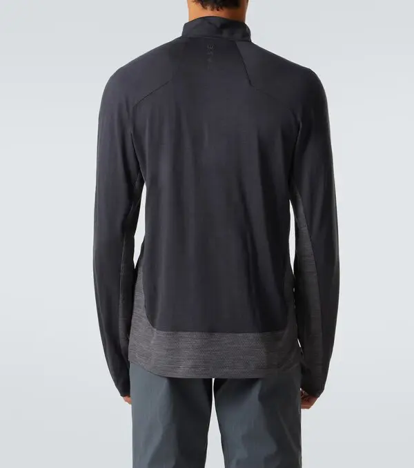 Sease Runner Virgin Wool Half-zip Sweater