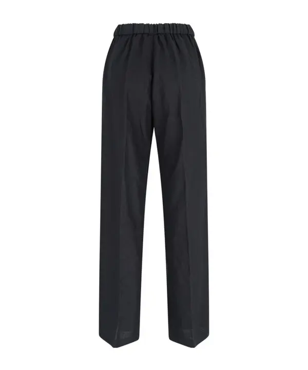 Aspesi Elasticated Straight-leg Trousers