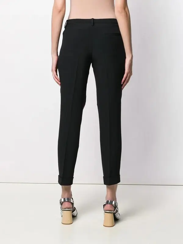 N.21 Tailored Cropped Trousers With Contrast Stripes