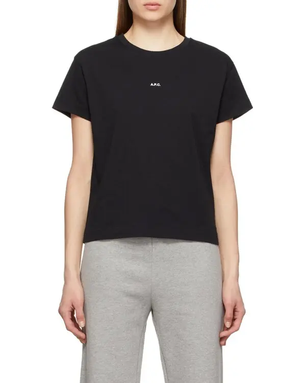 A.p.c. Logo Printed Crewneck T-shirt