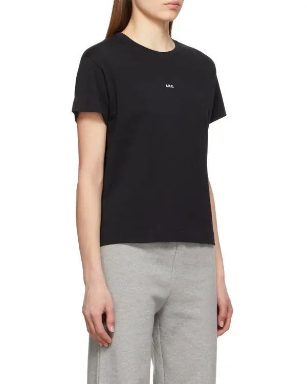 A.p.c. Logo Printed Crewneck T-shirt