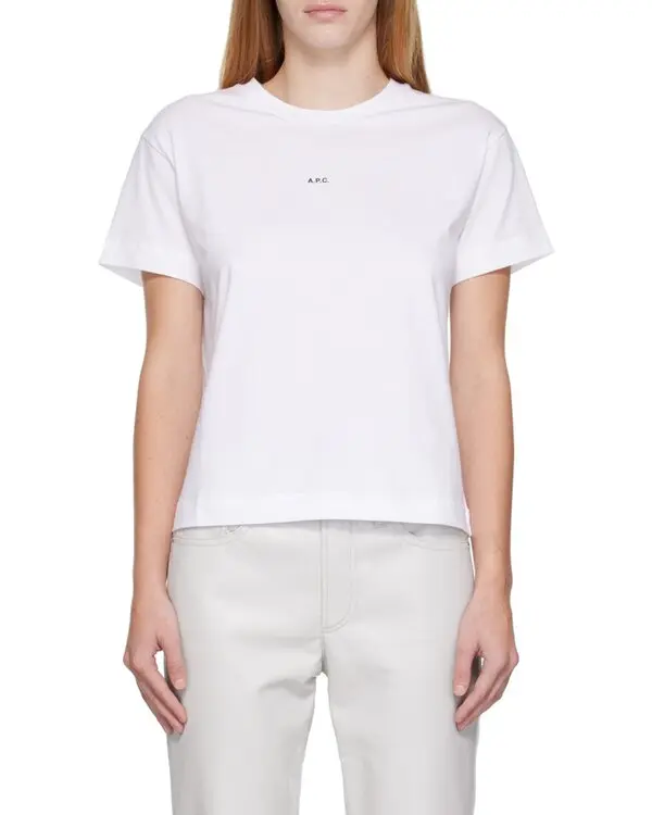 A.p.c. Logo Printed Crewneck T-shirt