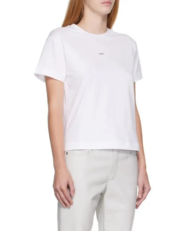 A.p.c. Logo Printed Crewneck T-shirt