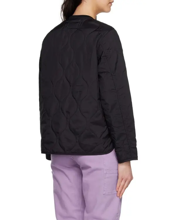 Carhartt Work In Progress Logo Patch Quilted Padded Jacket