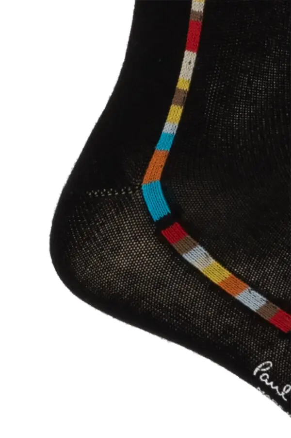 Paul Smith Pack Of Three Stripe Detailed Socks