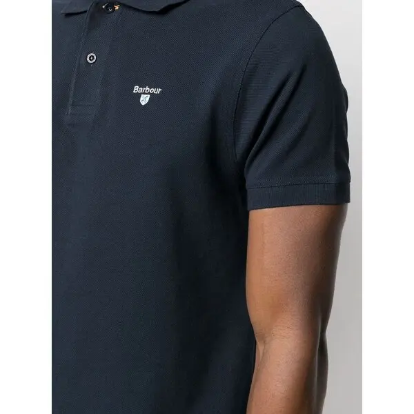 Barbour Logo Embroidered Short-sleeved Polo Shirt