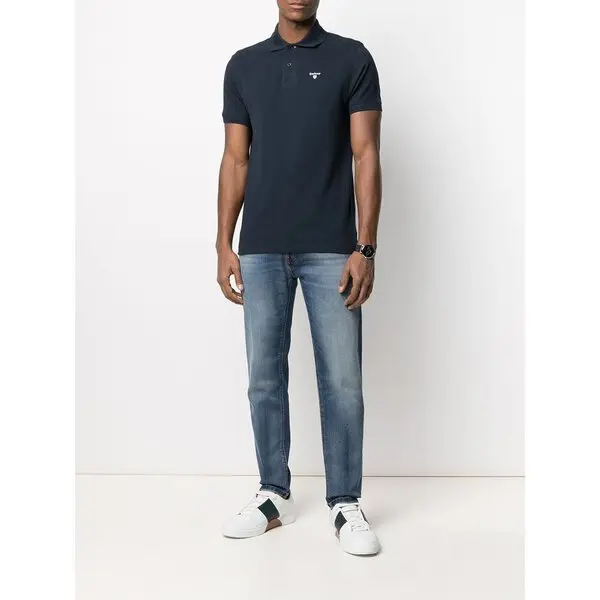 Barbour Logo Embroidered Short-sleeved Polo Shirt