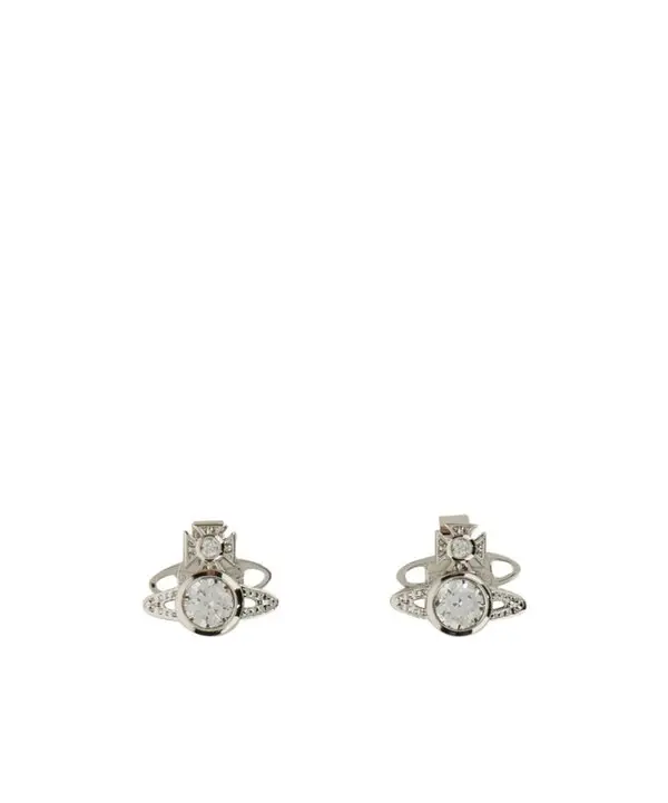 VIVIENNE WESTWOOD Orb Plaque Earrings - Gray