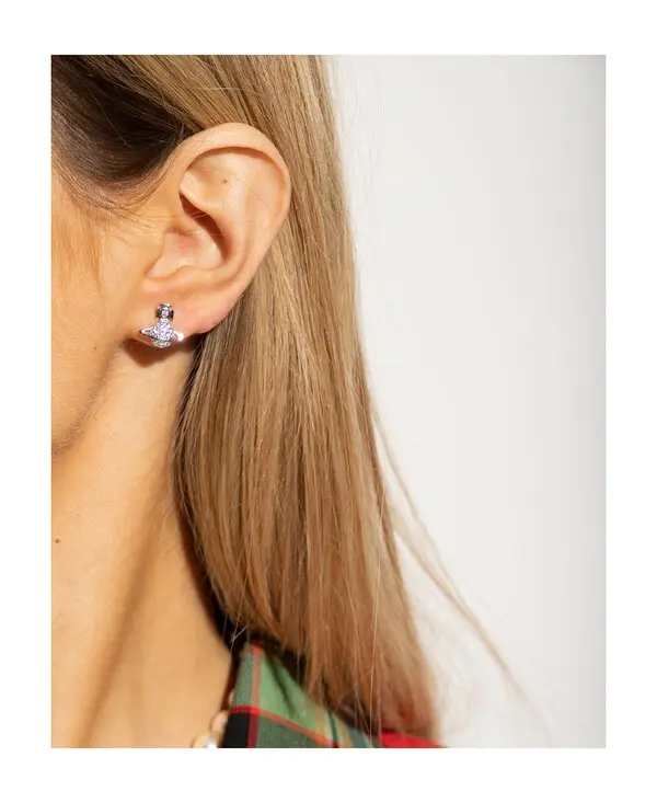VIVIENNE WESTWOOD Crystal-embellished Orb Stud Earrings