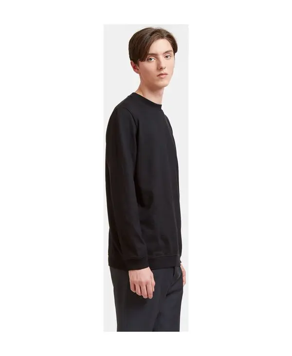 AIEZEN Slim Fit Wool Blend Crew Neck Sweatshirt