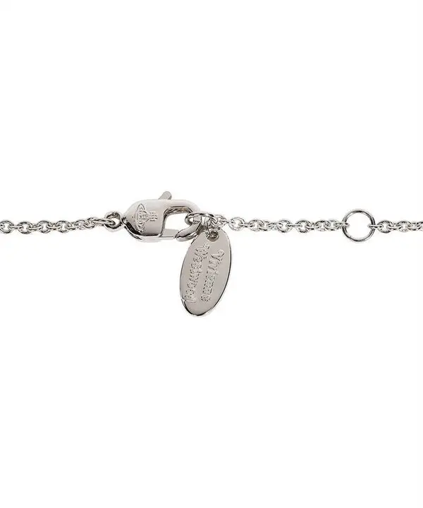 VIVIENNE WESTWOOD Olympia Logo-embellished Necklace With Pearl Pendant