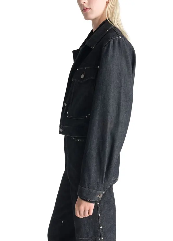 LEMAIRE Cropped Jacket With Studs