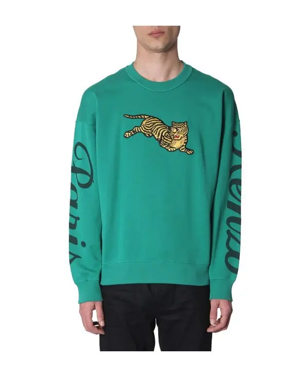 Kenzo Flying Tiger Embroidered Sweatshirt