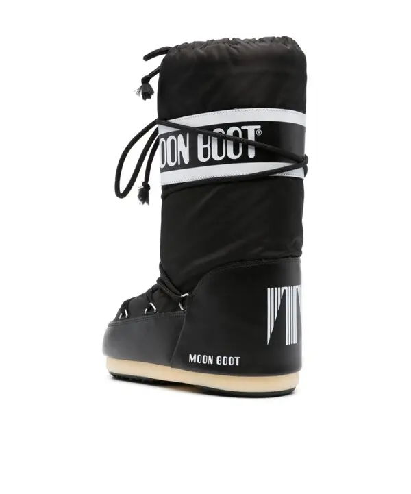 Moon Boot Icon Logo Printed Lace-up Boots