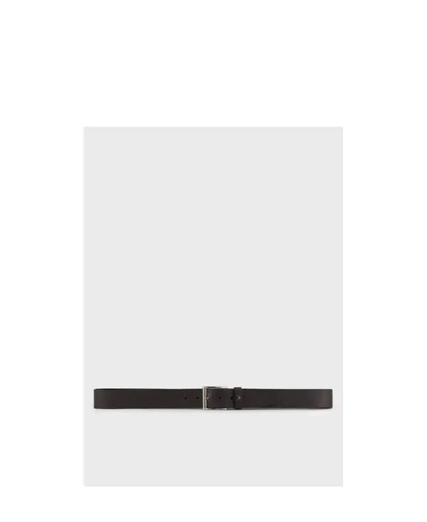 Emporio Armani Logo Debossed Belt
