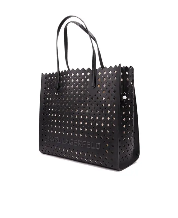 Karl Lagerfeld Perforated Tote Bag