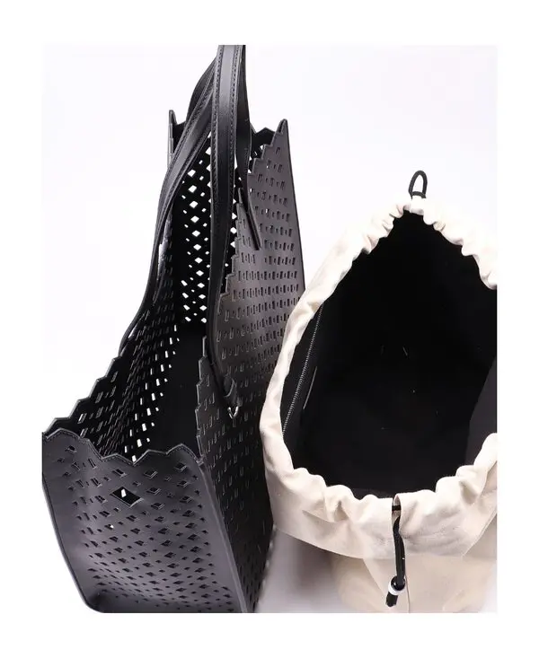 Karl Lagerfeld Perforated Tote Bag