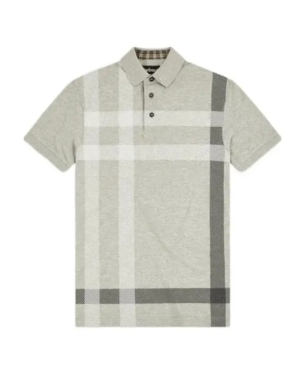Barbour Large-check Short-sleeved Polo Shirt