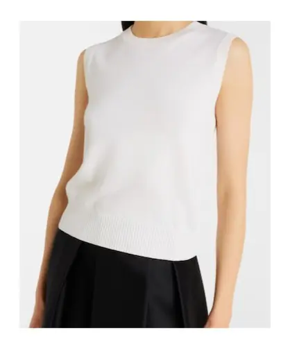 Oscar De La Renta Virgin Wool Sweater Vest