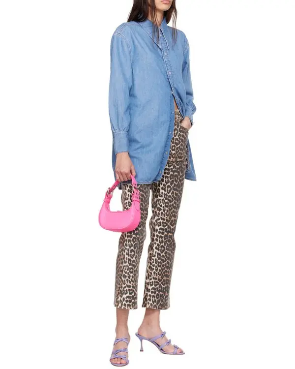 By Far Soho Mini Zipped Shoulder Bag
