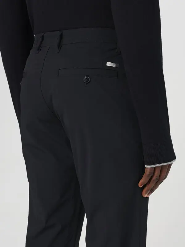 Armani Exchange Logo-plaque Straight-leg Chinos