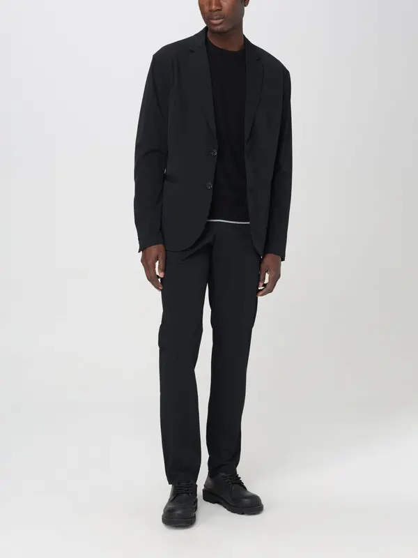 Armani Exchange Logo-plaque Straight-leg Chinos